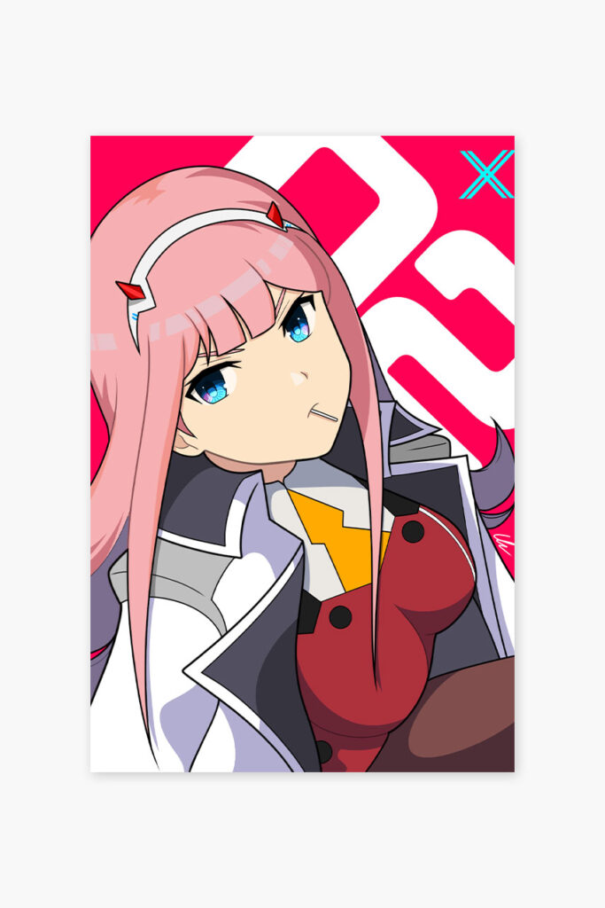 Zero Two Poster - Anime Posters (animeposters.net)